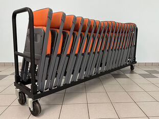 Studio storage carts for Gathr folding chairs