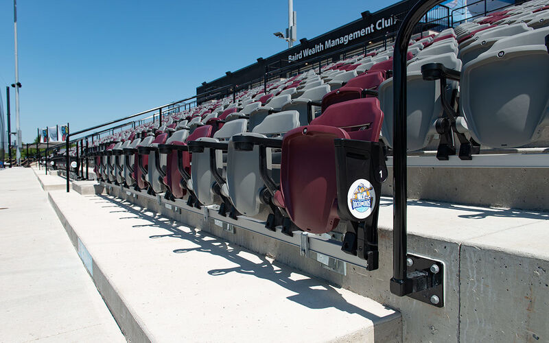 Rail Mount Seating for Arenas & Stadiums