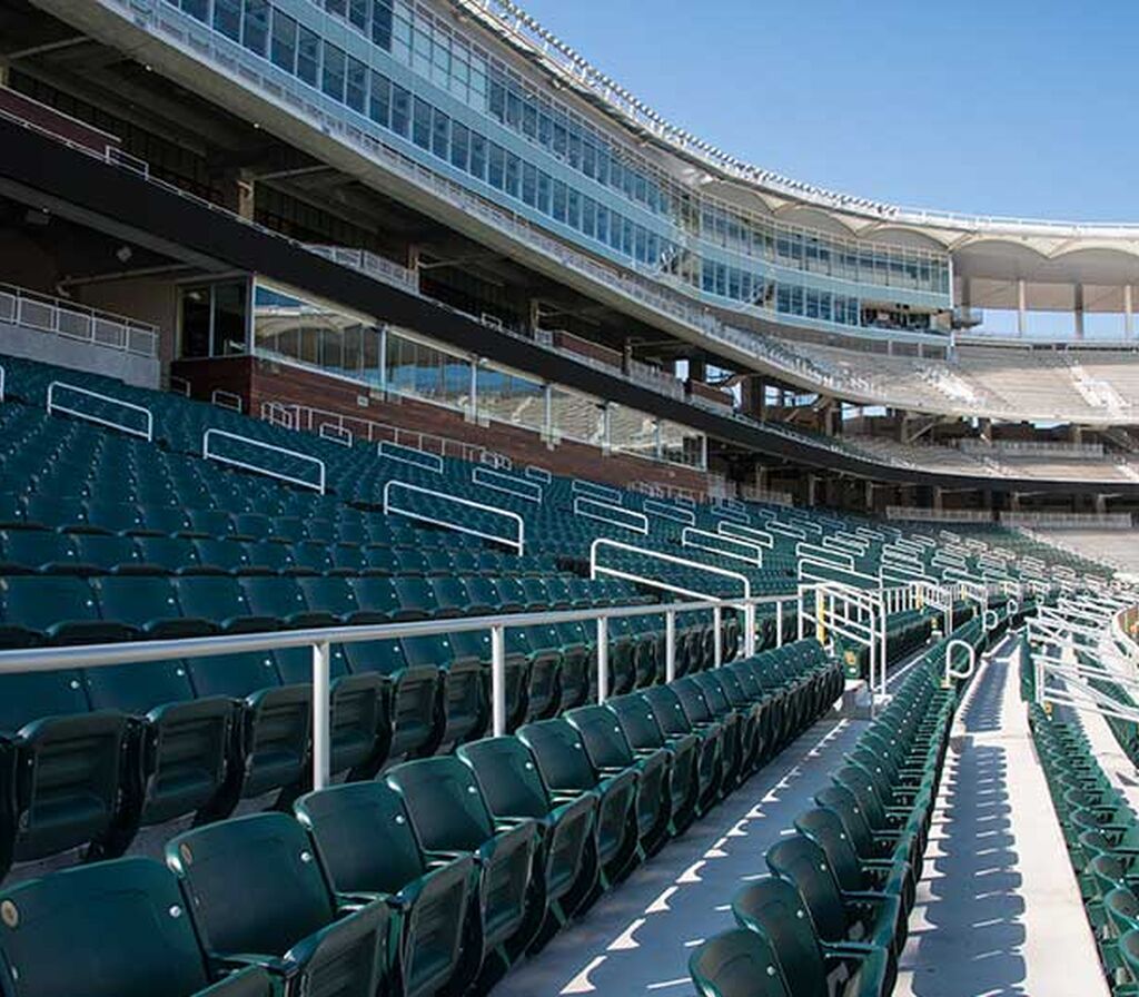 Baylor University McLane Stadium with Irwin Seating Centurion,…