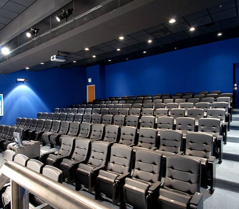 Indianapolis Colts training facility team film room with Signature…
