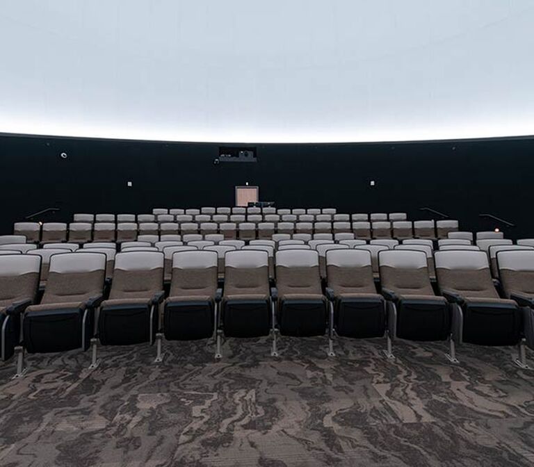 Lee Planetarium at Embry Riddle Aeronautical University with model…