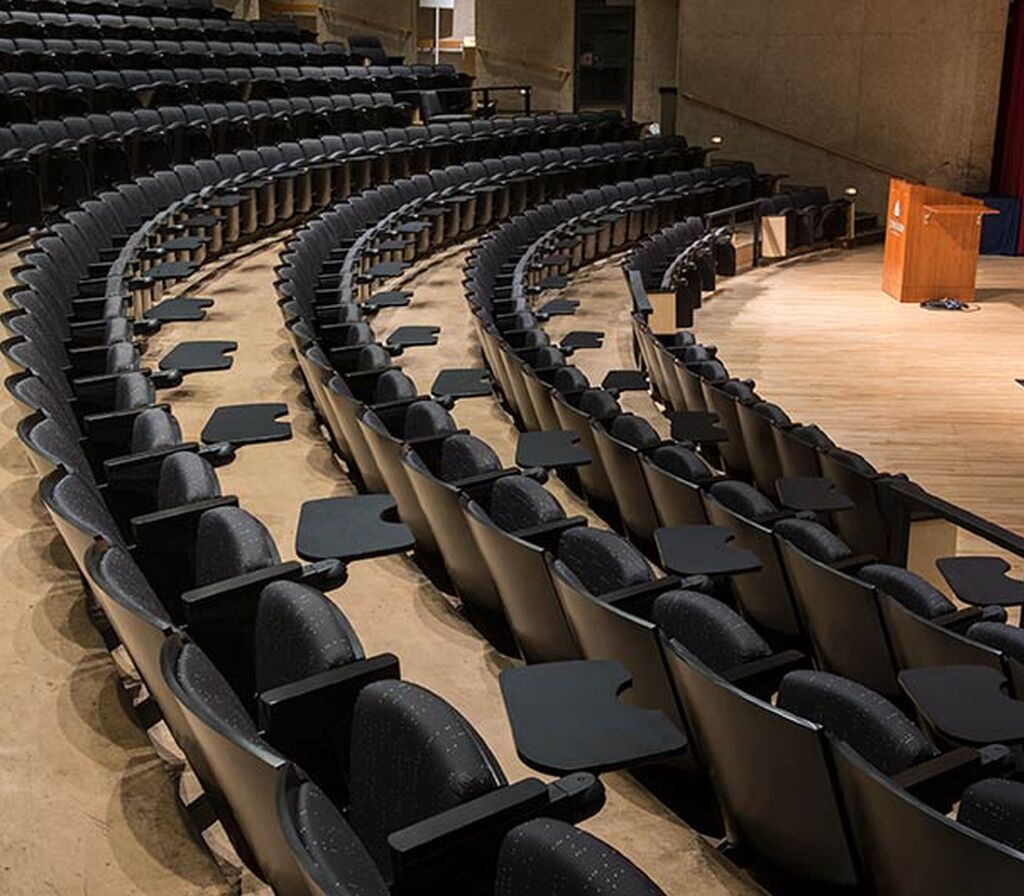 Johns Hopkins University, Turner Auditorium case study with fixed…