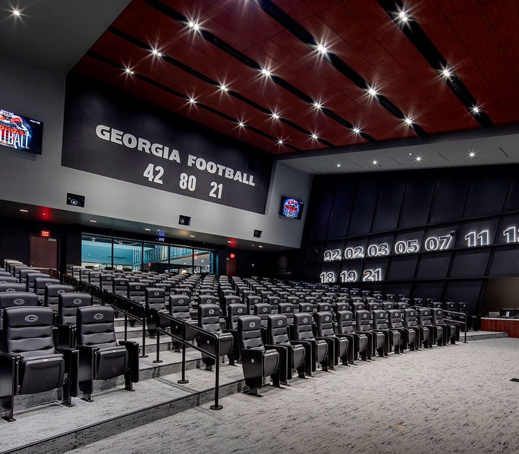 University of Georgia Football Film Rooms