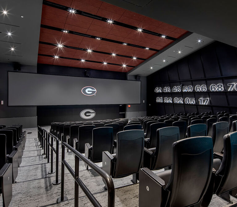 University of Georgia Football Film Rooms