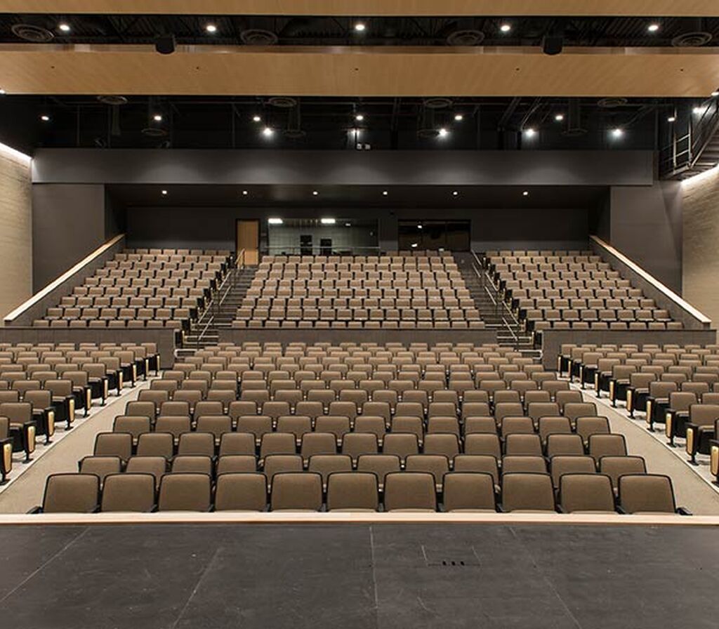 Williston High School auditorium with model No. 90.12.10.4 Citation…